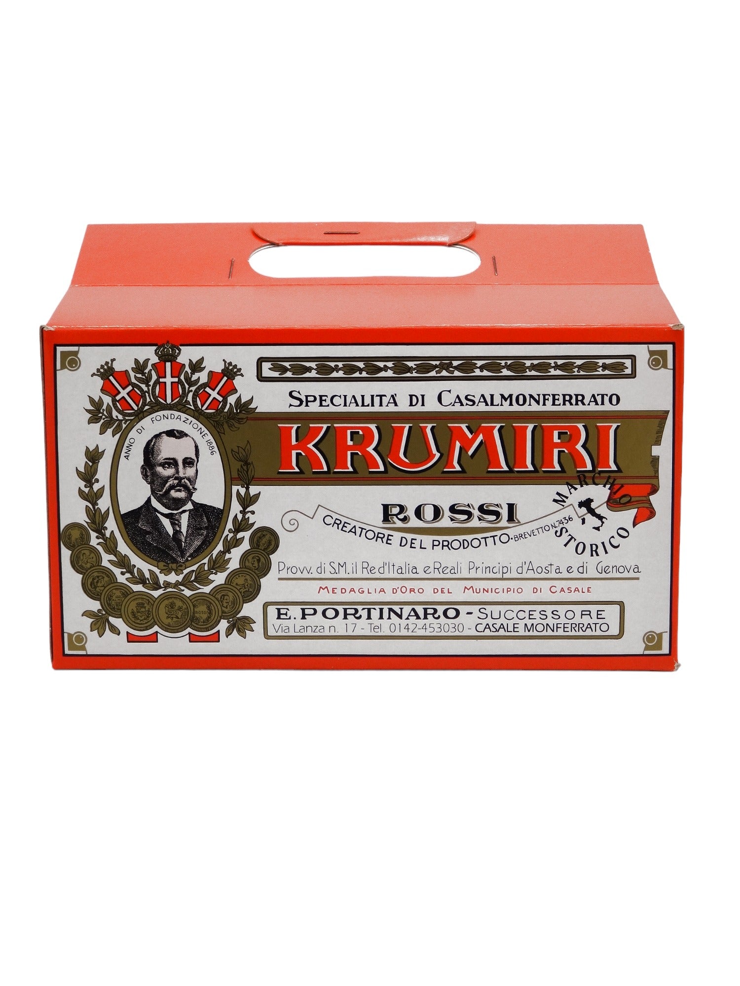 Krumiri Rossi in scatola di cartone Krumiri Rossi 480 g - Dolci e ...