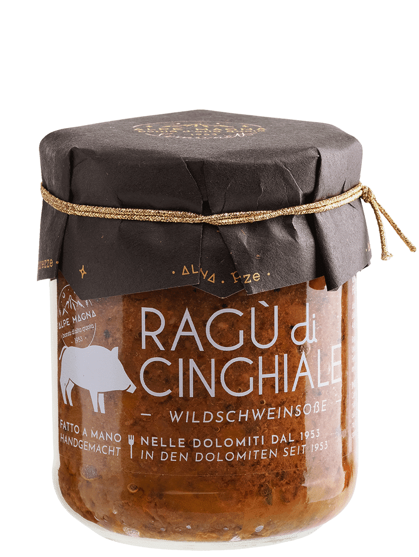 Ragù di Cinghiale Alpe Magna 190 g - Sottoli e condimenti Trentino-Alto ...
