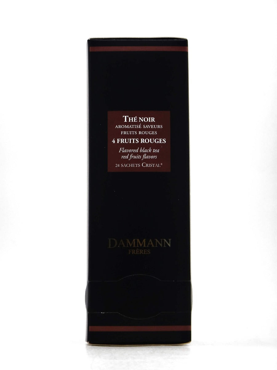 Tè nero ai Quattro Frutti Rossi in Bustine Cristal Dammann Frères 25 ...
