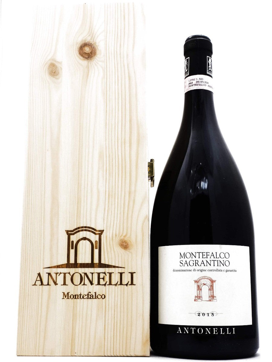 Sagrantino di Montefalco Jeroboam in cassetta di legno Antonelli San ...