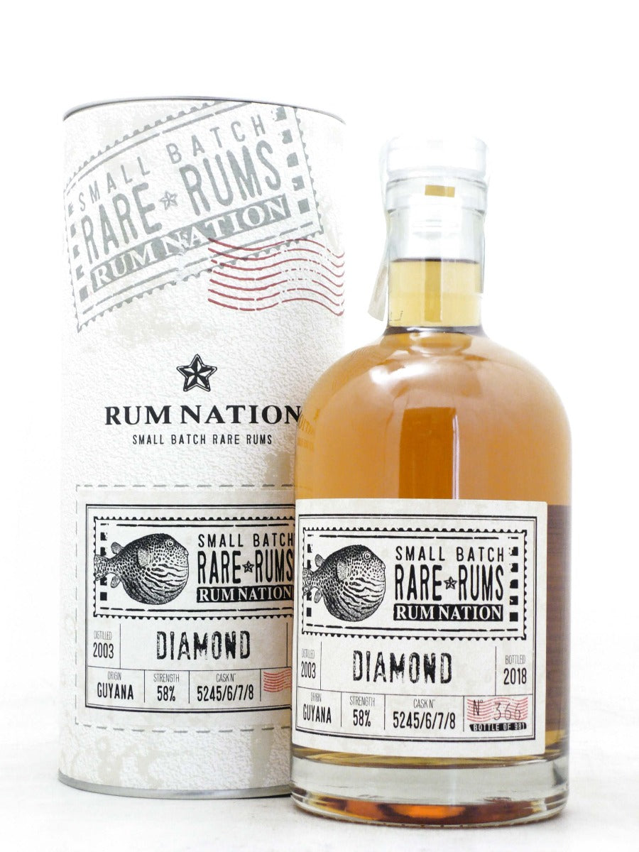 Rum Diamond Small Batch 2003 Rum Nation 2003 70 cl - Rum – Drogheria ...