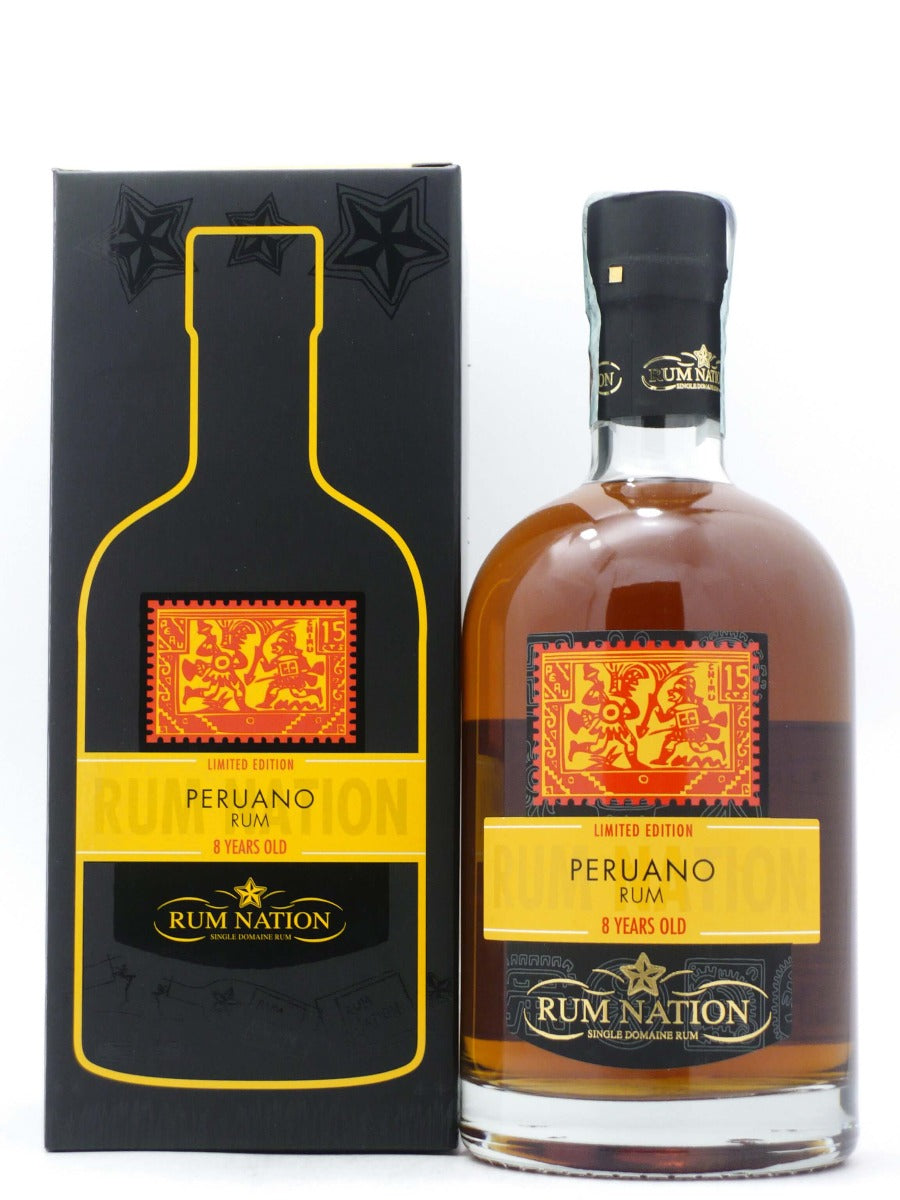 Rum Peruano 8 anni Rum Nation 70 cl - Rum – Drogheria Pedrelli
