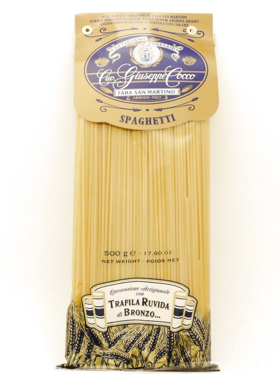 Spaghetti Pastificio Artigiano Cav. Giuseppe Cocco 500 g - Pasta e riso ...